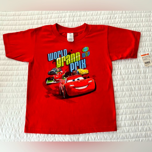 Disney | Shirts & Tops | Disneys Cars Kids Size 56 Graphic Tee Bnwts ...